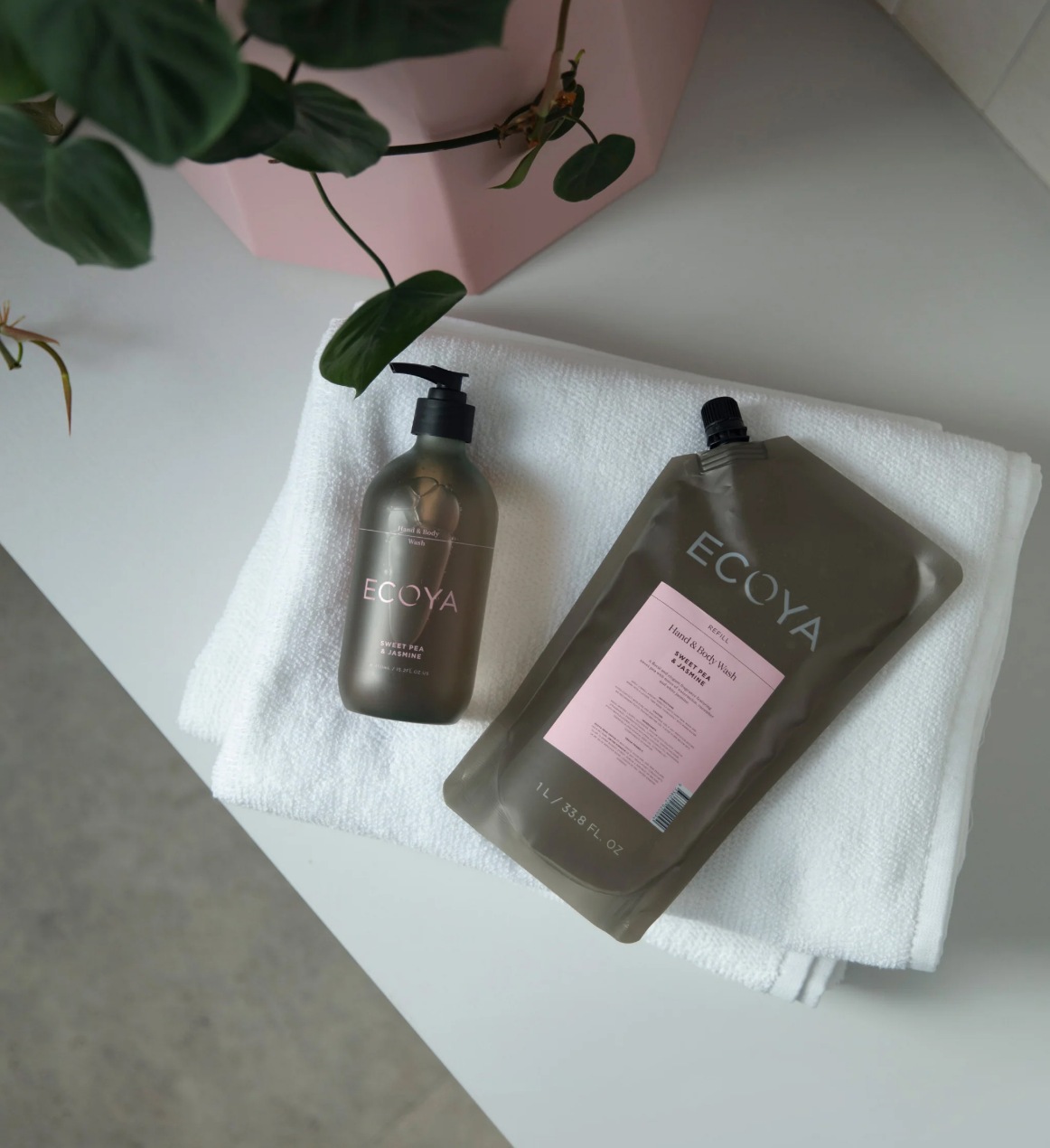 ECOYA Sweet Pea & Jasmine Hand & Body Wash
